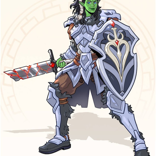 Personalized Dnd Character With Mounts/familiars Commission Custom DND ...