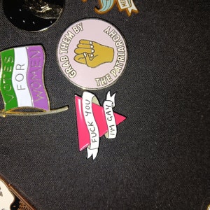 4 Vintage Remake Feminist Button Badges Pro-choice Equality - Etsy