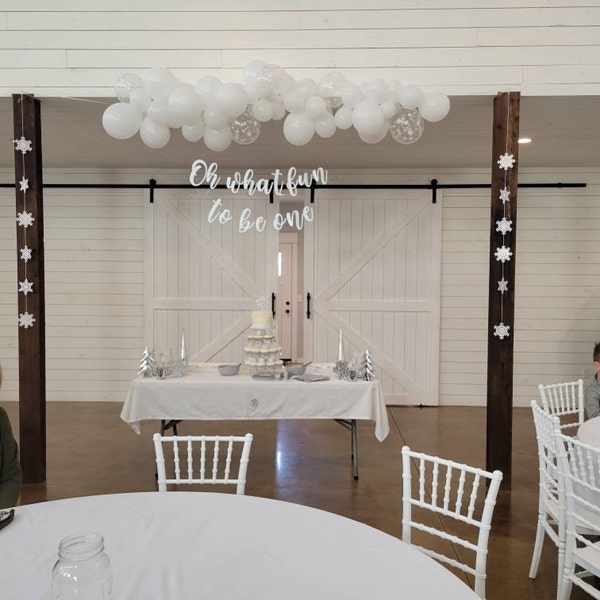 Oh What Fun to Be One Banner | Oh What Fun to Be One Party Decorations ...