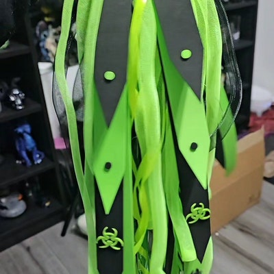 Green and Black Beautiful Cyberlox Biohazard Geometric Ready - Etsy