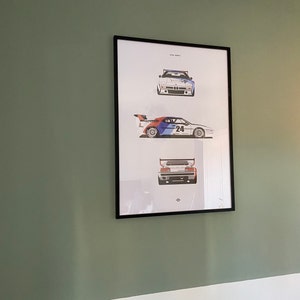 MITSUBISHI LANCER EVO Minimalist Car Poster Car Plan - Etsy
