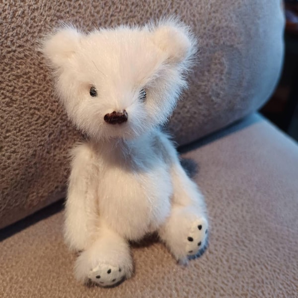 Miniature Teddy Bear Pattern, Cute Artist Bear Sewing Pattern, Joint ...