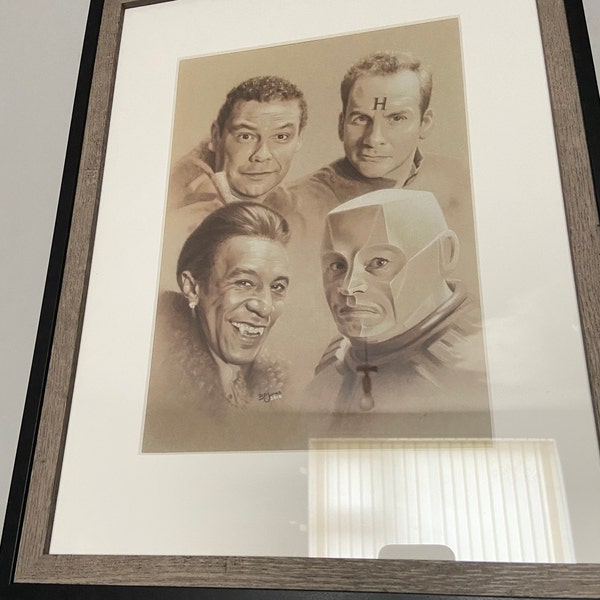 Limited Print of My Pastel Drawing of the Red Dwarf Crew - Etsy
