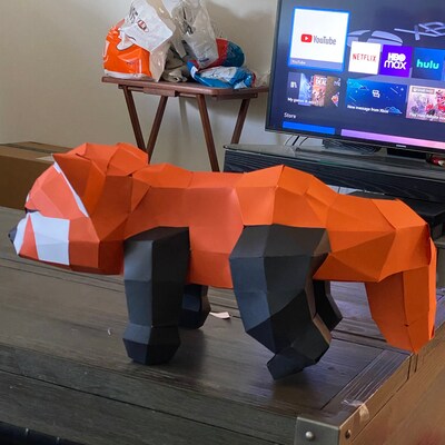 DIY Red Panda Papercraft Red Panda Decoration Red Panda Templates - Etsy