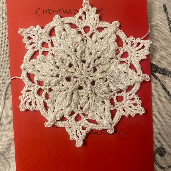 Inscribed Snowflake Crochet Pattern, PDF Digital Download - Etsy UK