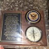 Personalized U.S. Navy Color Compass on Plaque - Etsy