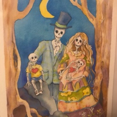 Coloring Pages, Skeleton Wedding, Color Page, Day of the Dead, Digital ...