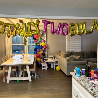 Cursive Congrats Grad Balloon Cursive Balloon Letters - Etsy