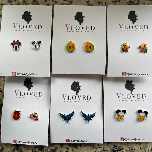 Pandora Avatar Inspired Stud Earrings, Disney Necklace, Disney Choker ...
