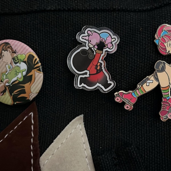 Team Fortress 2 - RED Team Acrylic Pins - Etsy