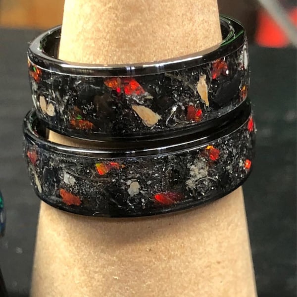 Crushed Opal - "flaming" / Premium Inlay Material for Ring Jewelry ...