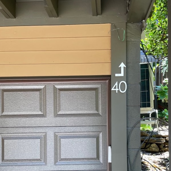 4 Inch Modern Plastic House Numbers Letters - Etsy