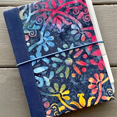 Notebook Cover Sewing Pattern, With Free Book Cover Tutorial For Any