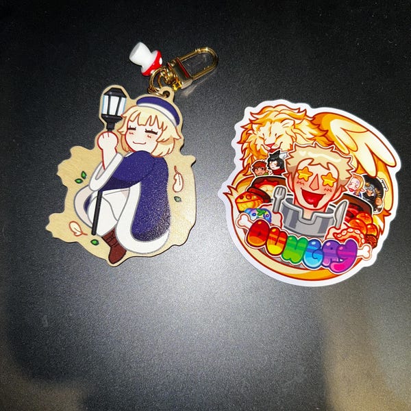 Fear and Hunger Termina God Vinyl Stickers Rher, Gro-goroth, Sylvian ...