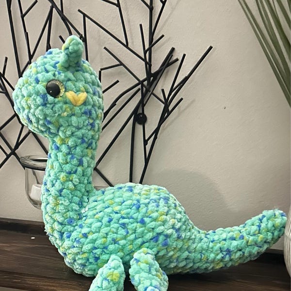 No Sew Loch Ness Monster Crochet Pattern - Etsy