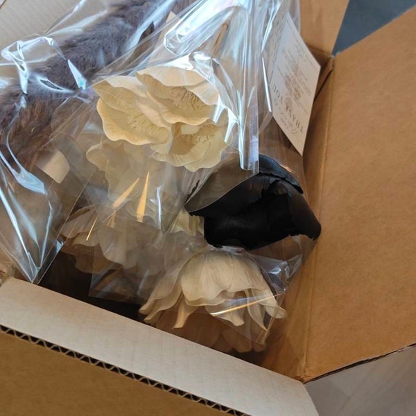 High Quality Box of Loose Leaf Preserved Hydrangeas Dried Flower Floral ...