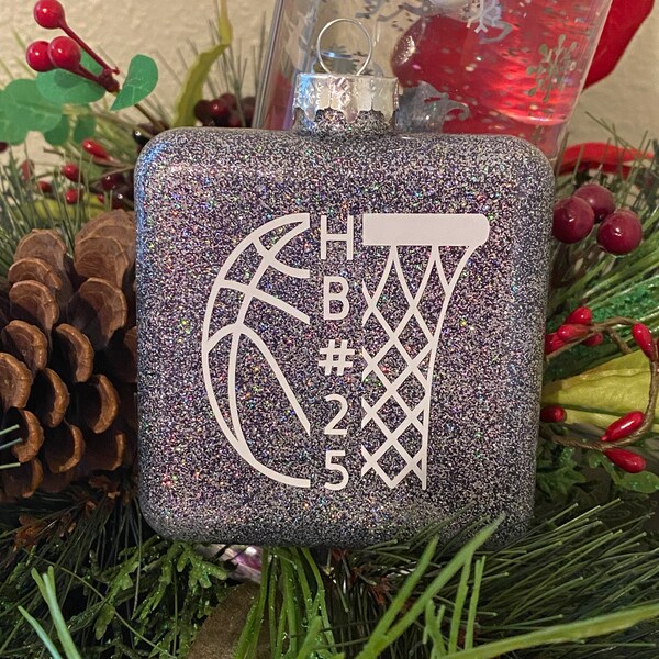 Sports Clipart: Black Bold Half Basketball & Half Hoop With Net Split ...