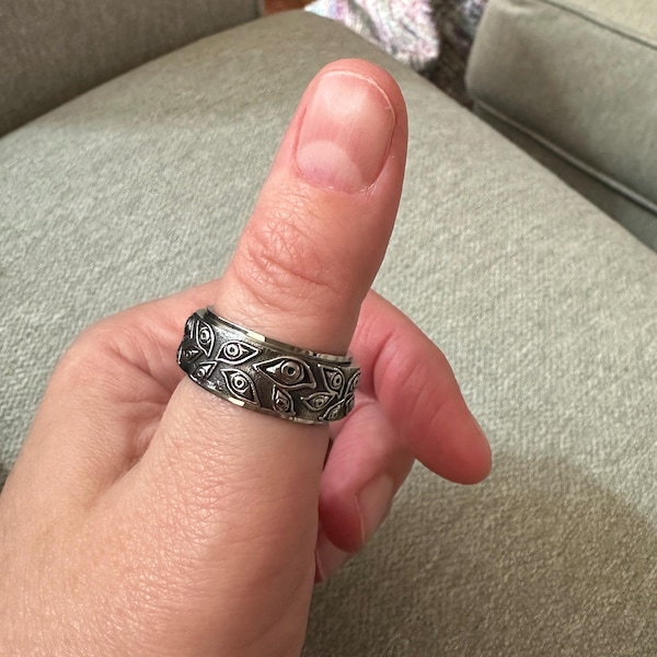 Celtic Inspired Fidget Ring| 3 Pointer Ring | Fidget Ring | Unisex Ring | Mens Ring | Spinner ...