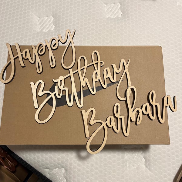 Happy Birthday Sign Happy Birthday Banner Custom Happy Birthday Custom ...