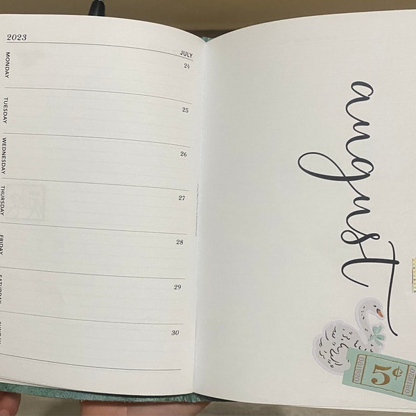 Two Page per Day Daily Planner Printable for A5, Day on 2 Page Planner ...