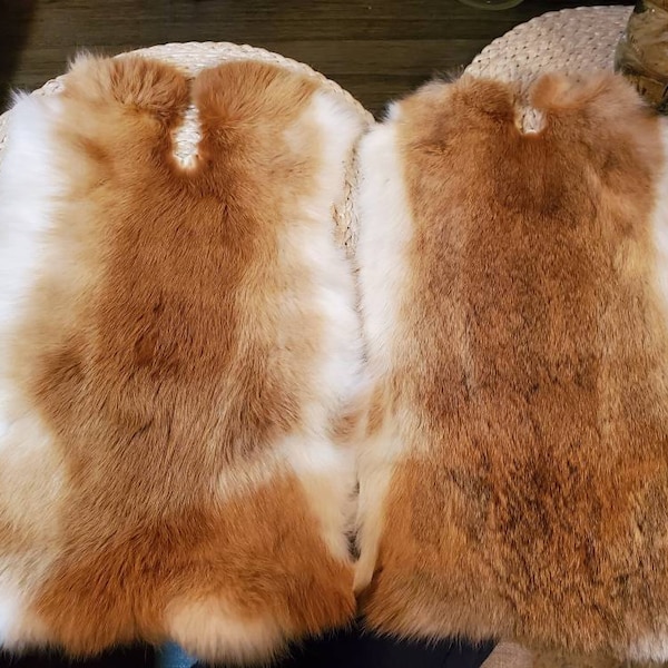 High Quality 1st Class Red Fox Pelt Real Wild Fox Furs Genuine Throw ...