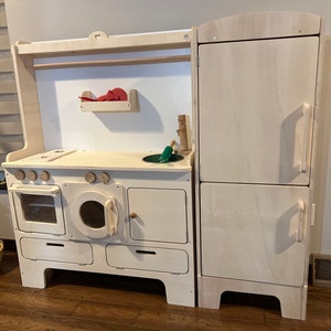 Handmade Wooden Play Kitchen Customizable Special Design - Etsy