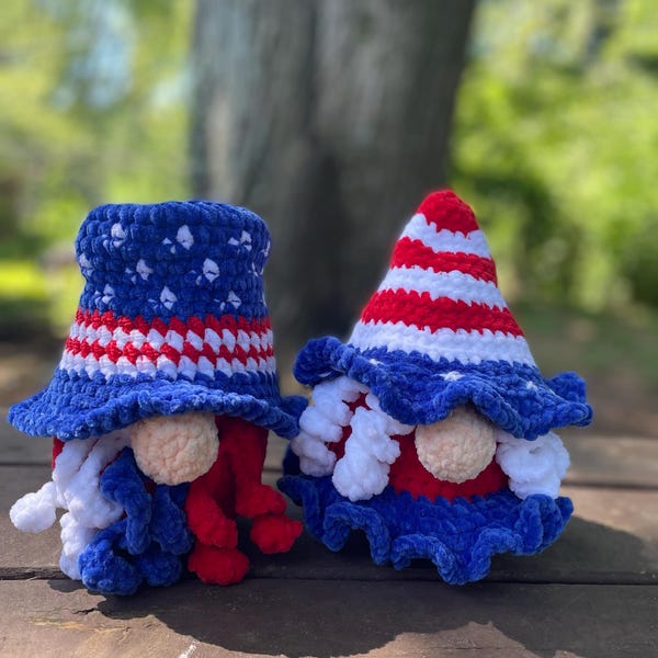 Crochet 4th of July Coaster Pattern PDF USA Flag Crochet Coaster ...