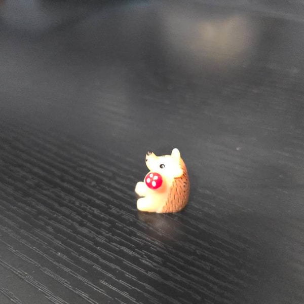Sending You Lots of HEDGE HUGS - Tiny Hedgehog Good Luck Charm, Lucky ...