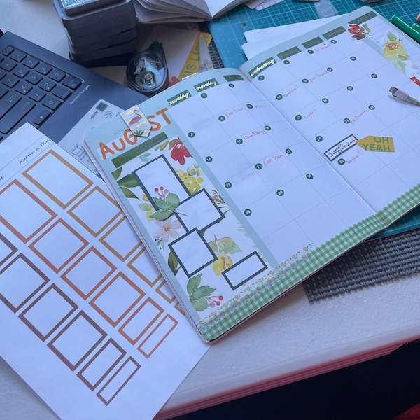 Blue Box Stickers! PRINTABLE Instant Download! Multiple Sizes! Fits ...