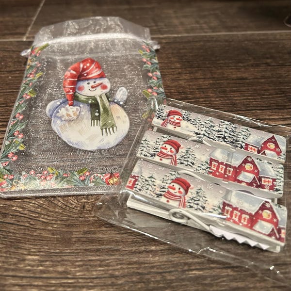 Spring Flowers Chip Snack Clips Set/3 - Etsy