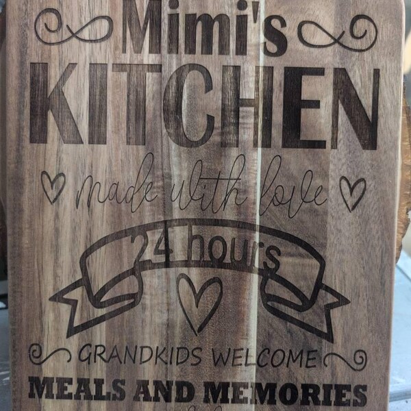 Mimi SVG, Mimi's Kitchen SVG, Made With Love, Grandkids Welcome ...