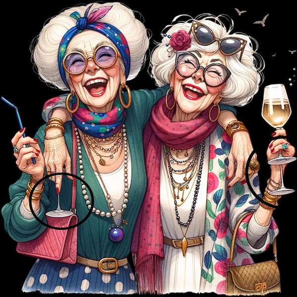 Funny Old Ladies Clipart, Old Couple Clipart, Funny Old Lady Png, Old ...