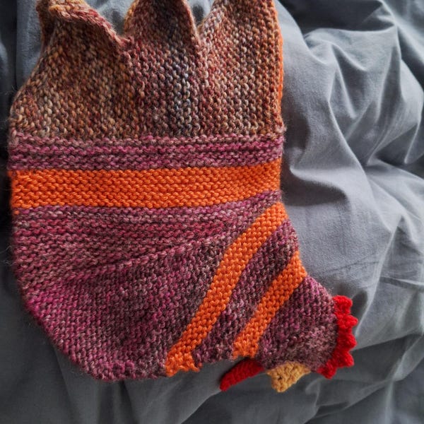 Knitted - Emotional Support Chicken™ Pattern (original and Only Legal ...
