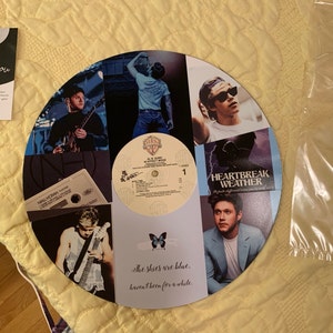 One Direction Vinyl Record Photo Collage Vintage Record Vinyl Record ...