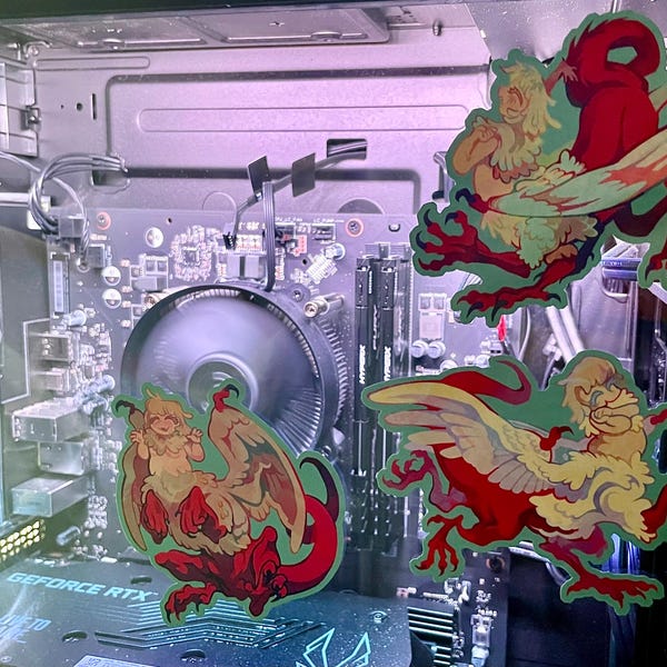 Chimera Falin Stickers Dungeon Meshi - Etsy