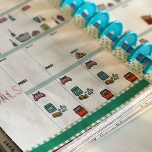 Planner stamps planner label stamps planner half box full | Etsy