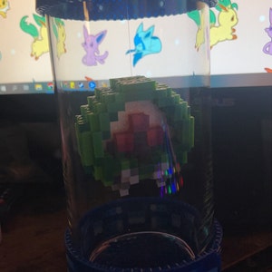 Metroid Capsule 3D Perler Beads Super Metroid Inspired 3D Pixel Art ...