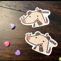 Hamster With Knife Sticker Funny Meme Sticker Cute Laptop Sticker Gifts ...