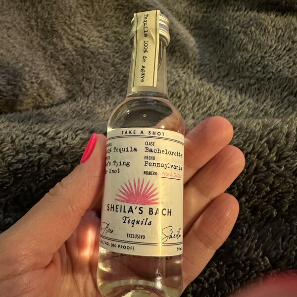 Bachelorette Casamigos Labels 50 Ml | Wife of the Party | Tequila Label ...