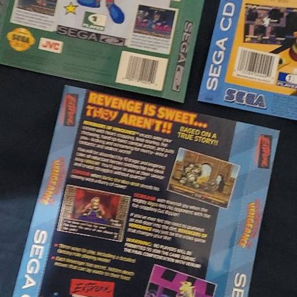 Sega CD, Any Title, Custom Case W/inserts & Foam, PLEASE Message With ...