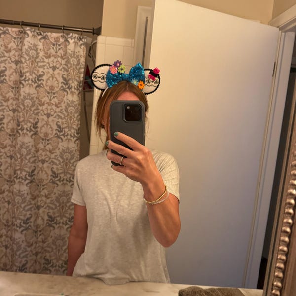 Elsa Minnie Ears, Elsa Mouse Ears, Elsa Ears, Frozen Ears, Frozen ...