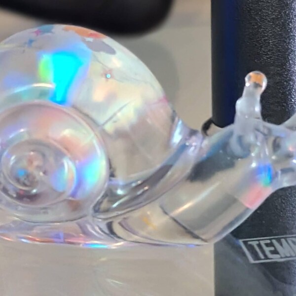 Iridescent Snails, Emotional Support Snail, Animal Resin Figurine Décor, Forestcore Teen Gift ...