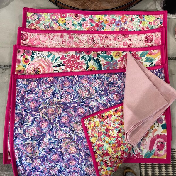 Summertime Scrappy Quilted Double-sided Table Runner - Etsy