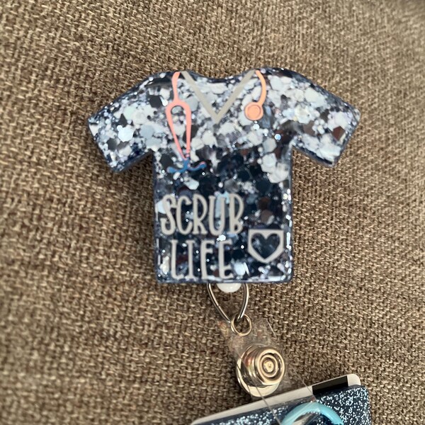 Pink Awareness Ribbon Badge Reel, Retractable Swivel Alligator Clip ...