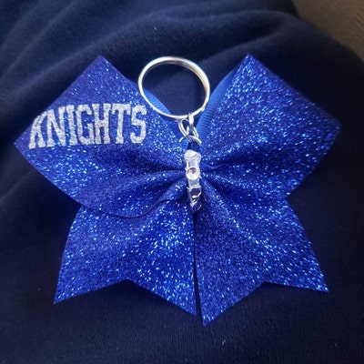 Cheer Bow Keychain - Etsy