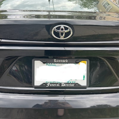 Custom Goth Text License Plate Personalized Car Accessories Goth Decor ...