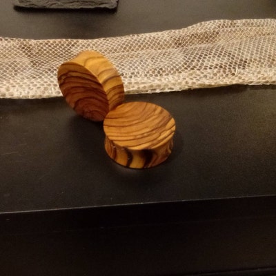 Bloodwood Wood Tunnels Wood Plugs Handmade Wooden Ear Plugs Organic ...