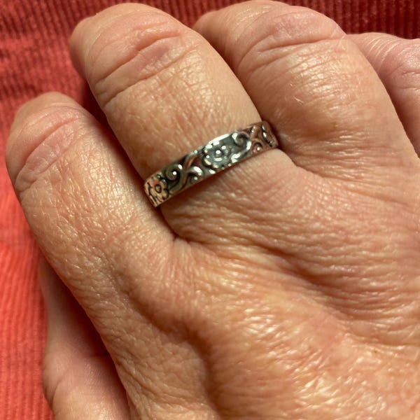 Solid Sterling Silver Swan Ring, Splint Ring, Swan Neck Splint for Dip ...