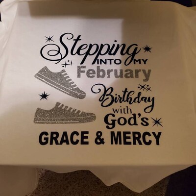 Stepping Into My Birthday Svg, February Queen Svg, Feb Birthday Svg ...