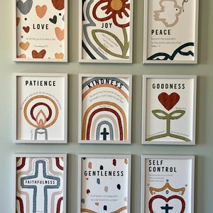 Kids Bible Alphabet Print, Printable Christians Educational Wall Art ...